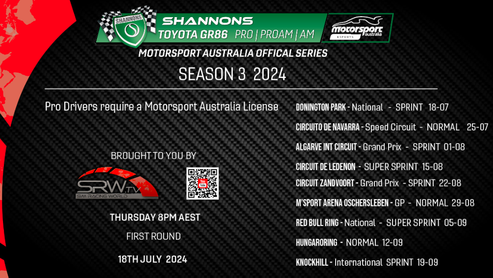 SRW Season 3 Subscription – Sim Racing World